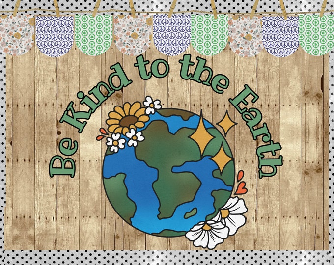 Earth Day Bulletin Board Kit | Printable Motivational Recycling ...