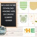 Hello Spring Printable Classroom Bulletin Board Kit March April Door ...