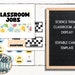 Editable Science School Bus Themed Classroom Jobs Display Bulletin ...