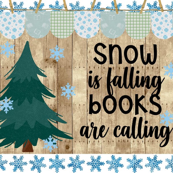 Winter Bulletin Board - Etsy