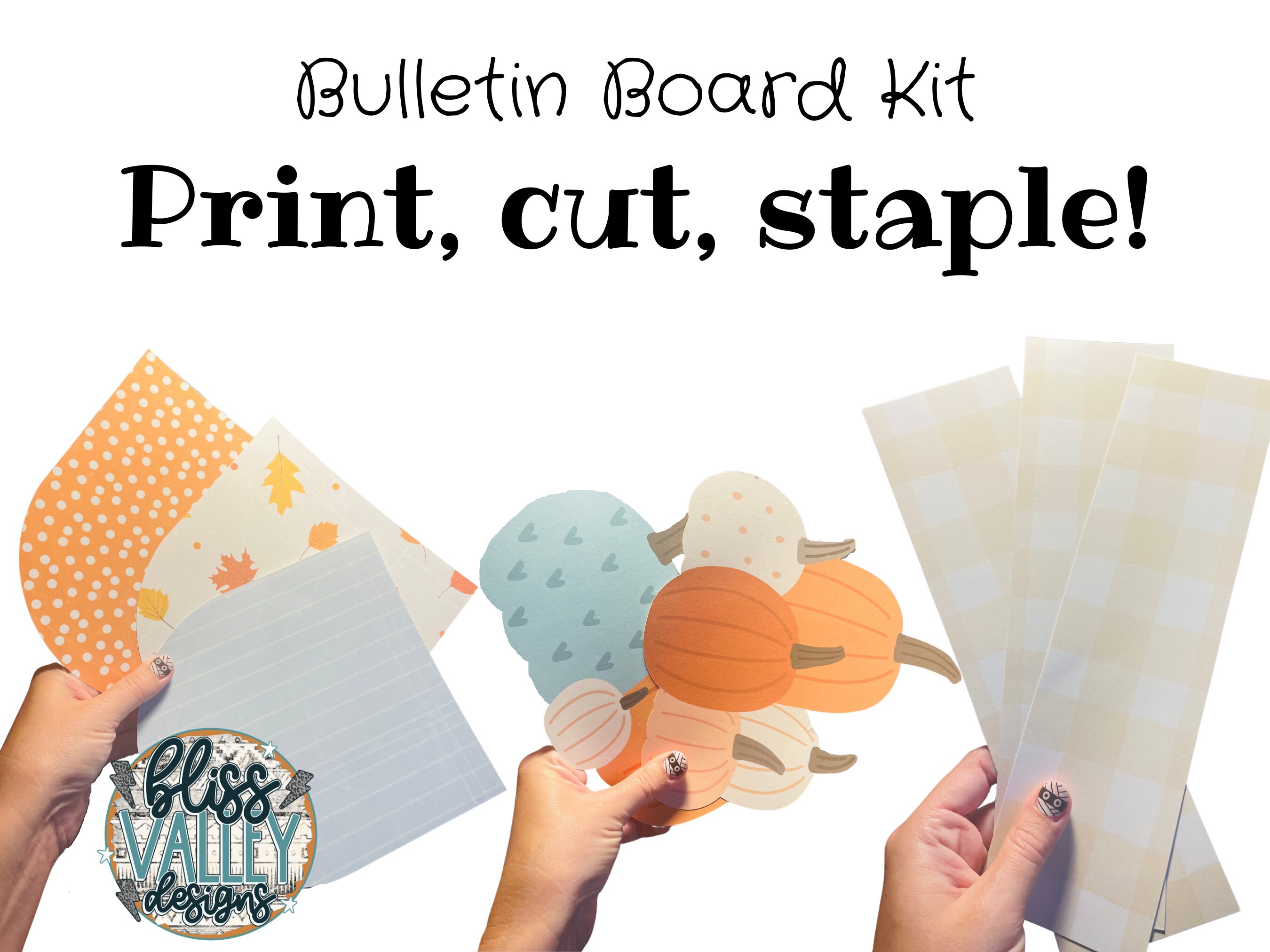Welcome to Our Patch Fall Pumpkin Bulletin Board Kit | Halloween ...