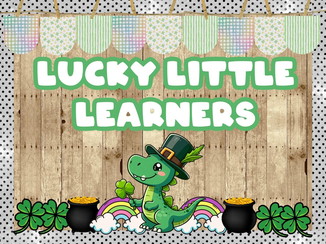 Lucky Little Learners Bulletin Board Kit or Door Decoration | St ...