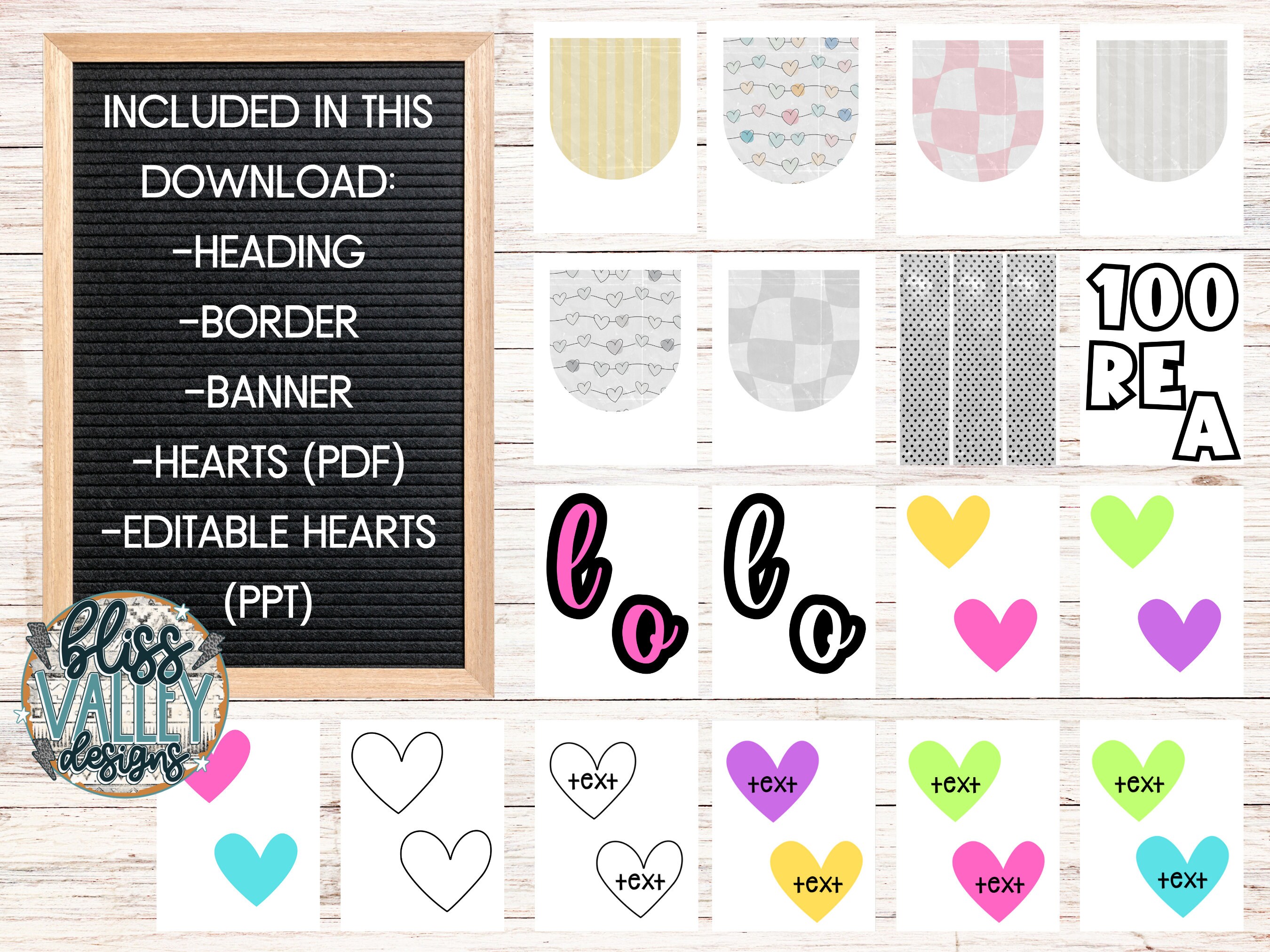 Editable 100 Reasons We Love Our Class Bulletin Board Kit (digital ...