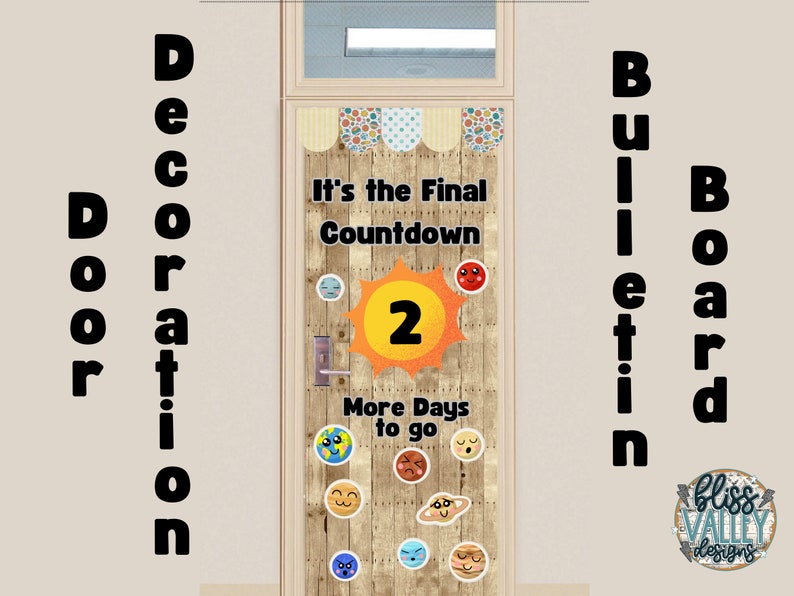 It's the Final Countdown Summer Printable Classroom Bulletin Board Kit ...