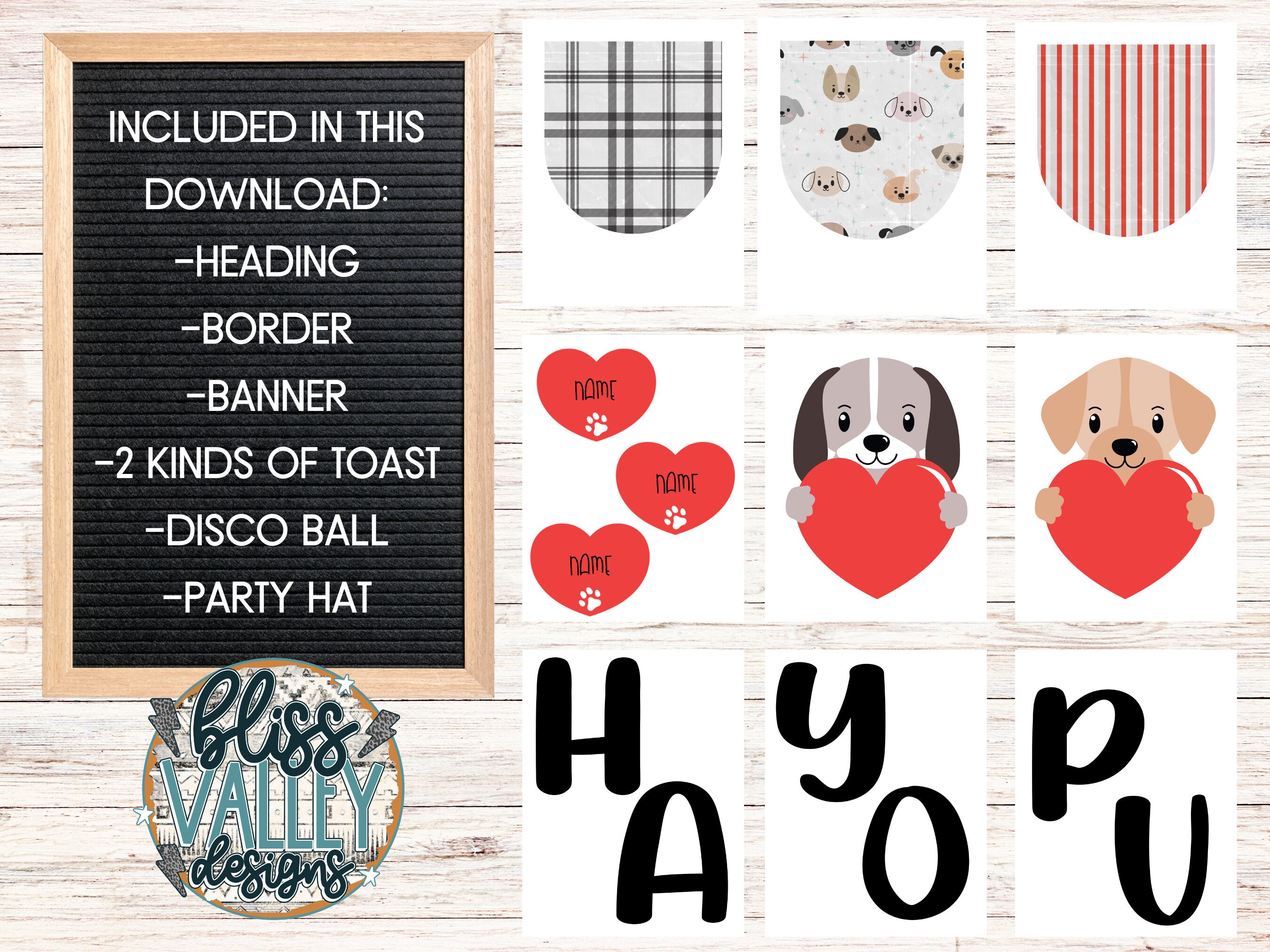 EDITABLE Valentine's Day Classroom Bulletin Board Kit With 3 Different ...