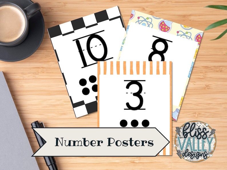 Science Class Number Posters Printable Classroom Décor - Etsy