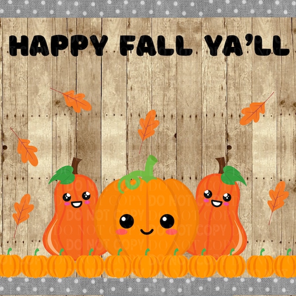 Happy Fall Yall Bulletin Board - Etsy