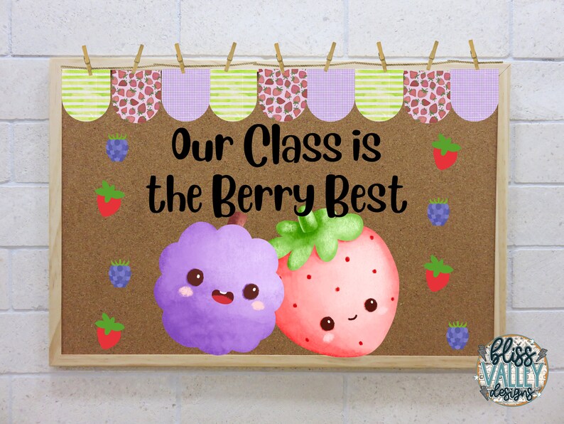 Our Class is the Berry Best Classroom Bulletin Board Kit | Door ...