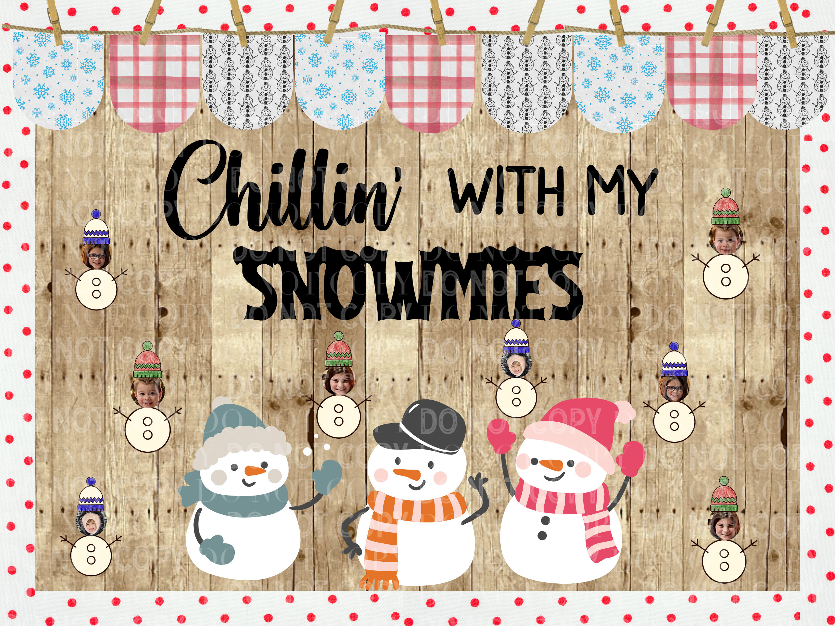 Chillin' With My Snowmies Classroom Winter Bulletin Board Kit and ...