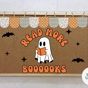 Read More Boooooks Halloween Classroom Door Decoration Bulletin Board ...