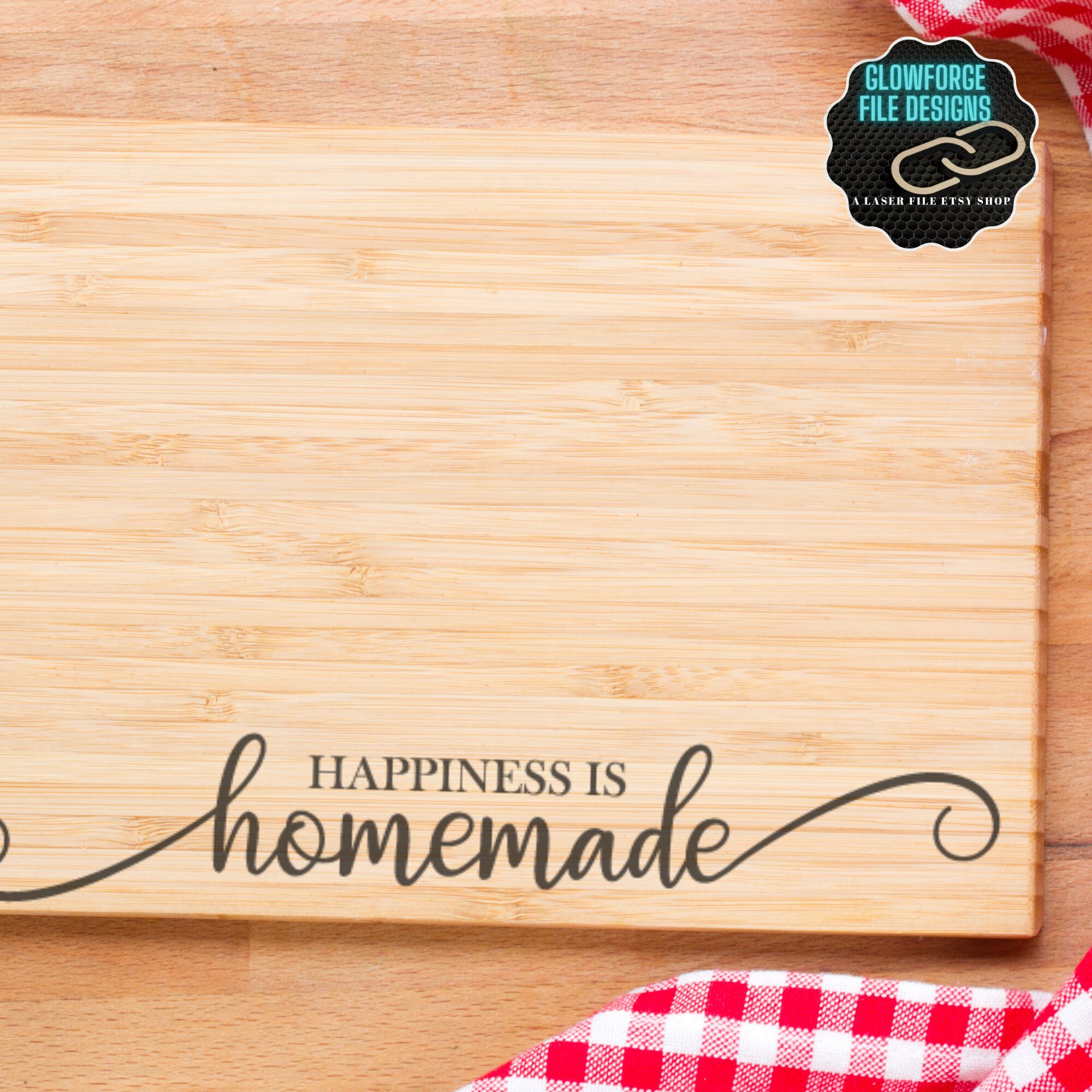 Cutting Board Bundle Happiness is Homemade Kitchen - Etsy