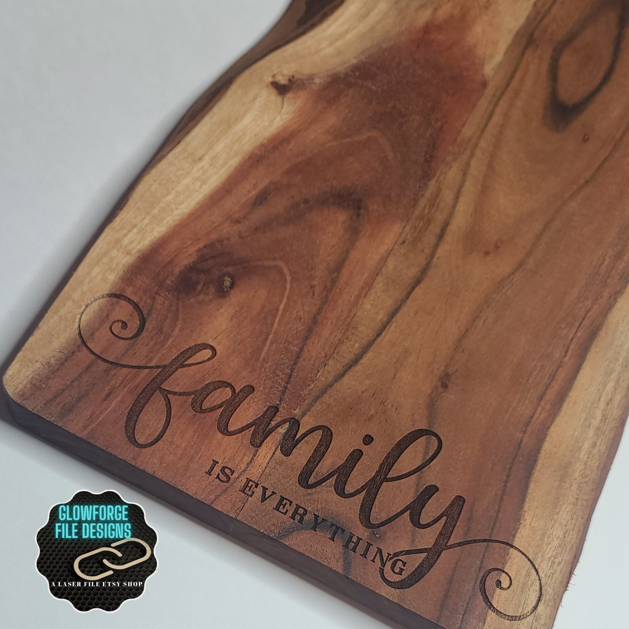 Cutting Board Bundle, Family, Kitchen, Family is Everything, Glowforge ...