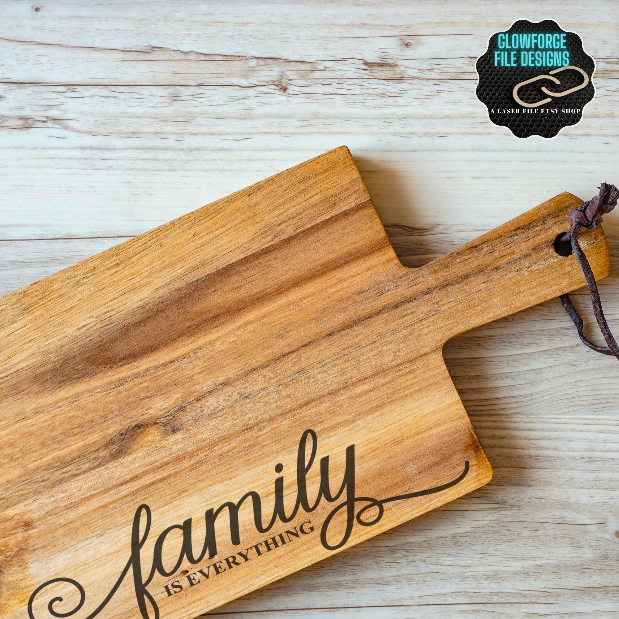 Cutting Board Bundle, Family, Kitchen, Family is Everything, Glowforge ...