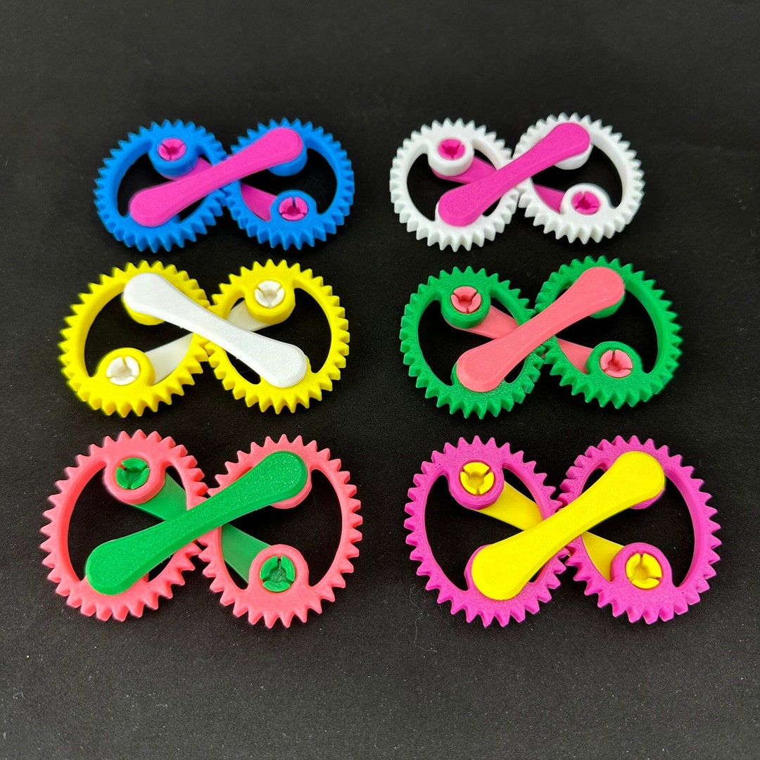 Infinity Fidget Gears Stress-relieving Sensory Fidget Toy 81 Custom ...