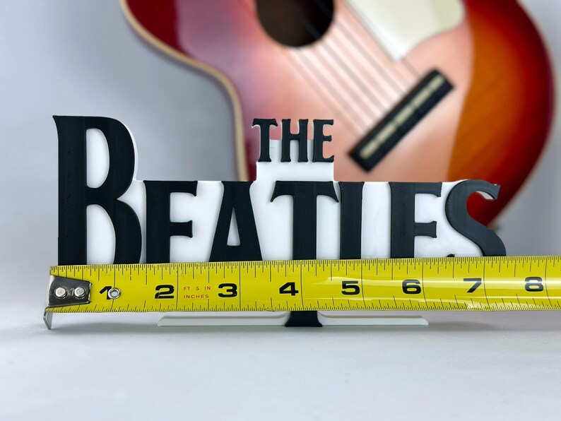 The Beatles Classic Logo Desk Art 100 Custom Color Combinations 3D Logo ...