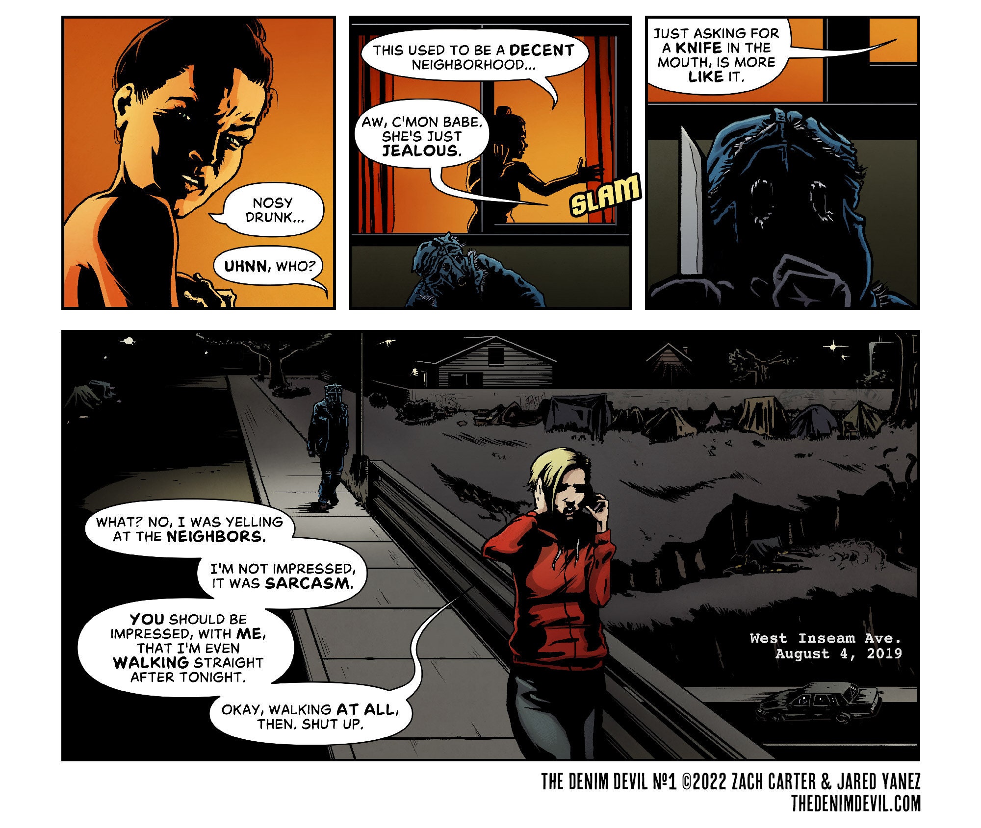 The Denim Devil #1 - DIGITAL - Indie Slasher Comedy Comic - Etsy