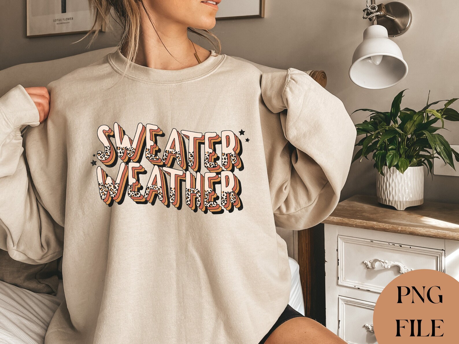 Sweater Weather PNG, Fall PNG, Cute Fall PNG File, Instant Download ...