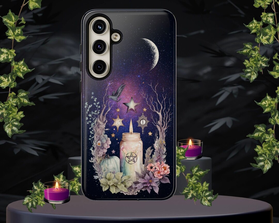 Wiccan Themed Celestial Ritual Pentagram Candle, Witchy Woman Samsung ...