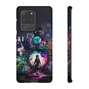 Watercolor Alice in Wonderland, Colorful Mad Hatter, Samsung Phone Case ...