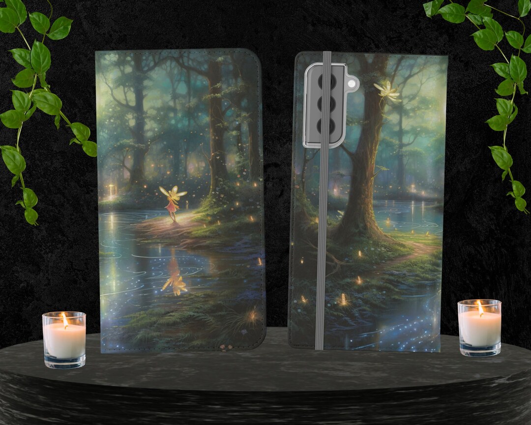 Enchanted Forest, Ethereal Fairy Samsung Galaxy Phone Wallet, Vibrant ...