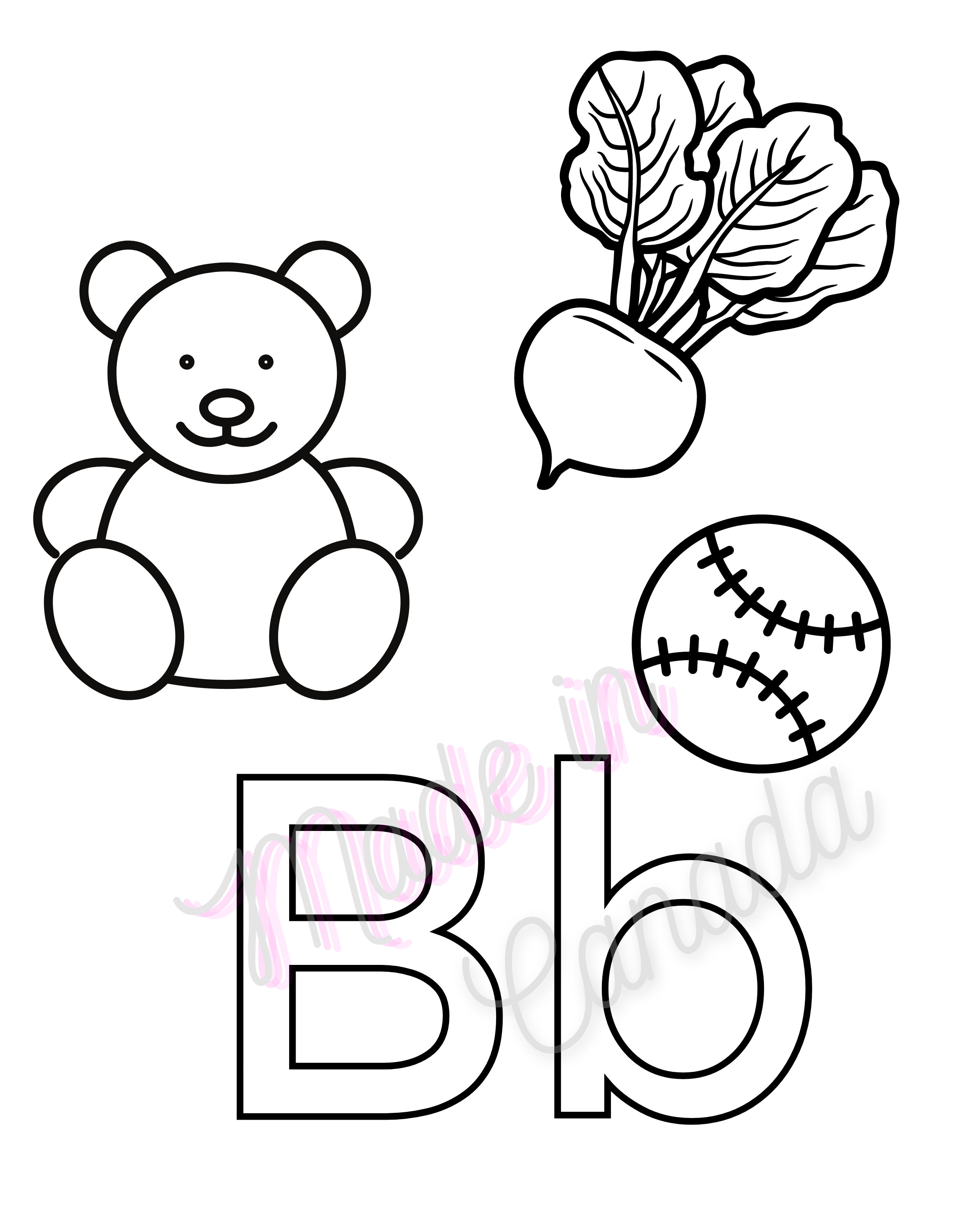 Alphabet Coloring Sheets | Educational | Digital Download - Etsy