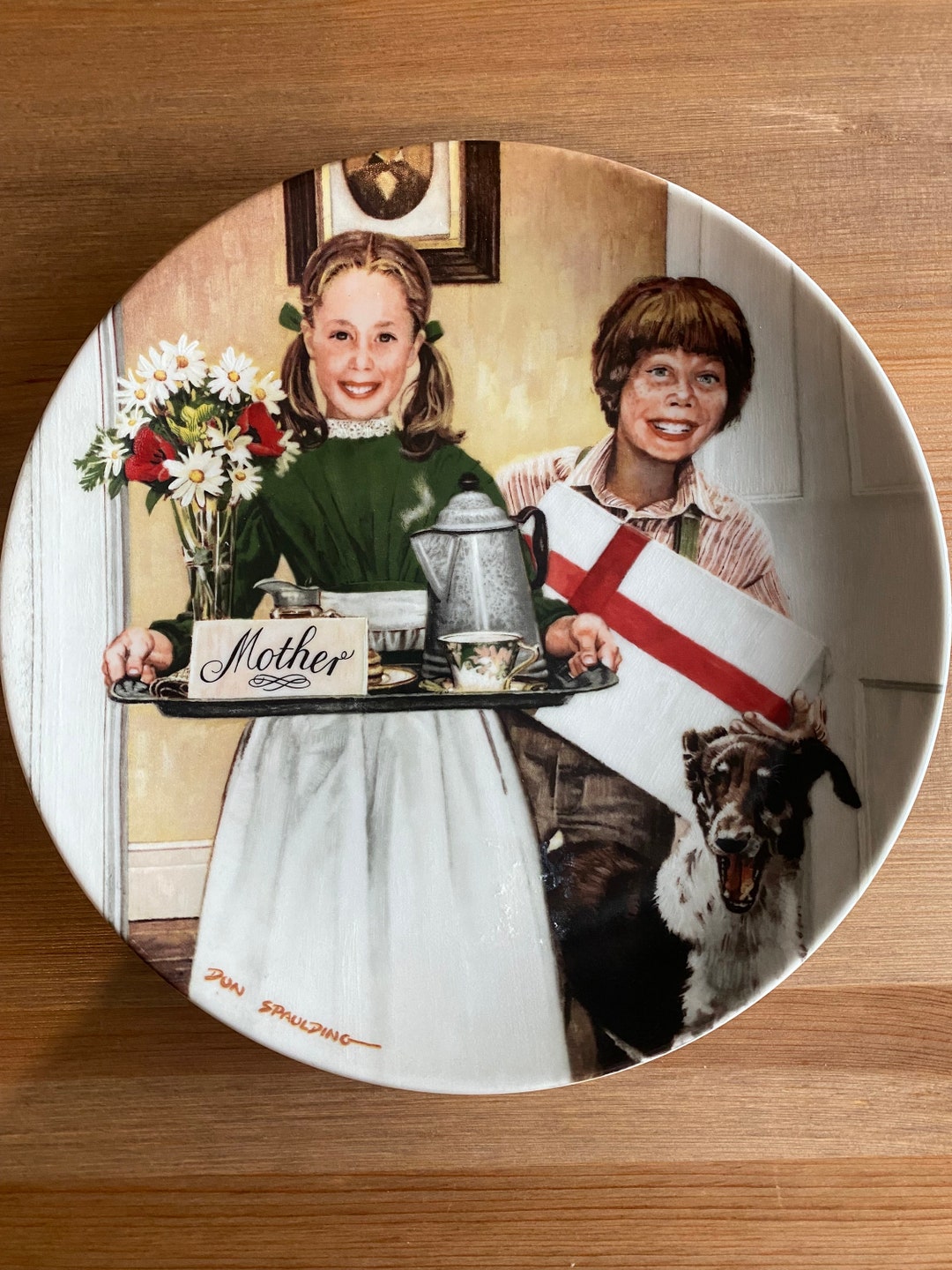 Antique Vintage Edwin M. Knowles Limited Edition mother's Day Plate by ...