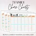 Family Cleaning Checklist Printable Cleaning Schedule Editable Cleaning ...