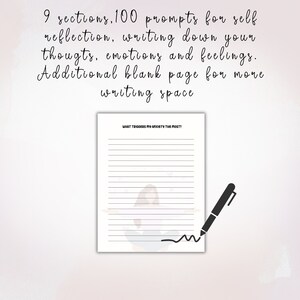 Printable Anxiety Journal With 200 Prompts Bundle Mental Health Journal ...