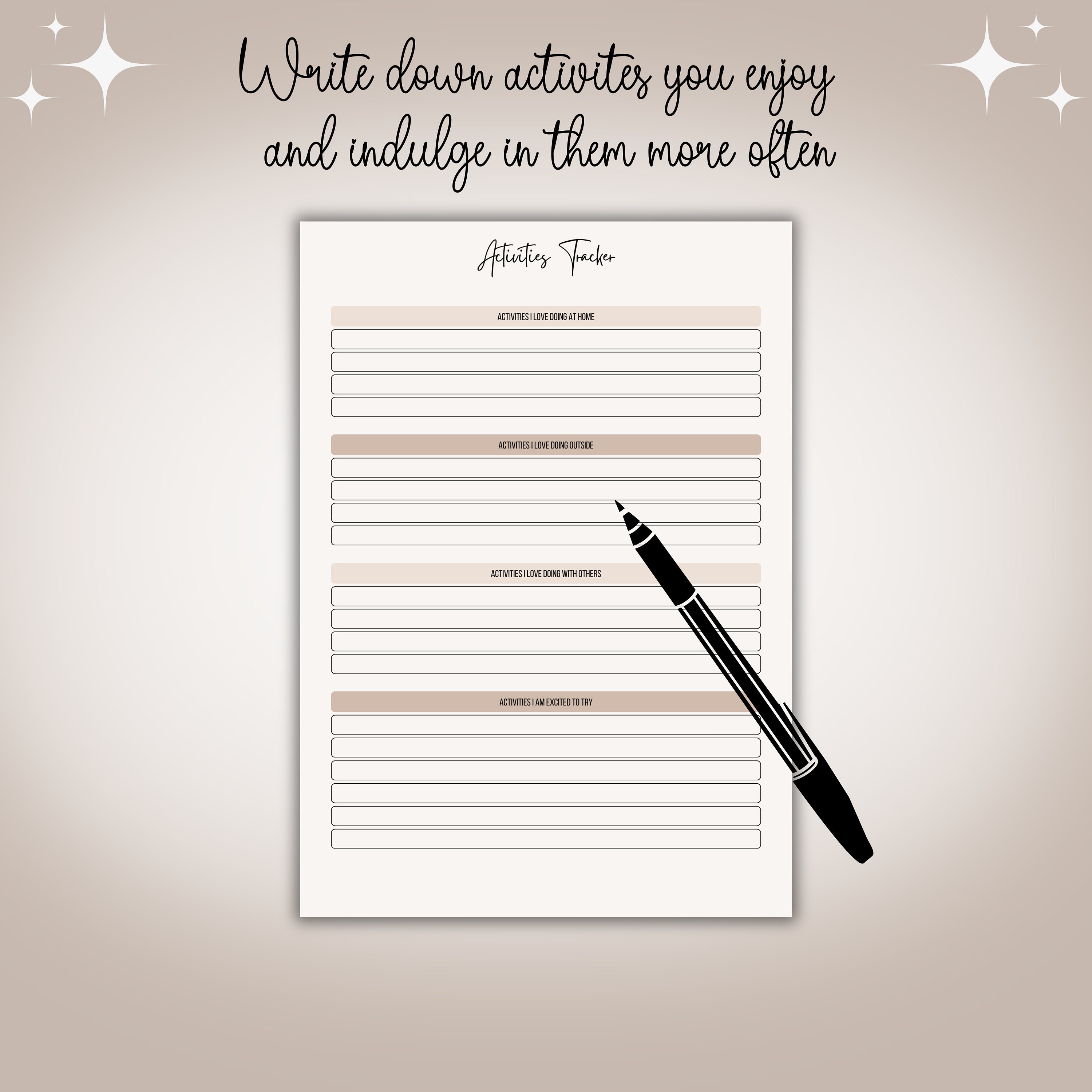 Anxiety Planner Printable Mental Health Planner Digital Gift for ...