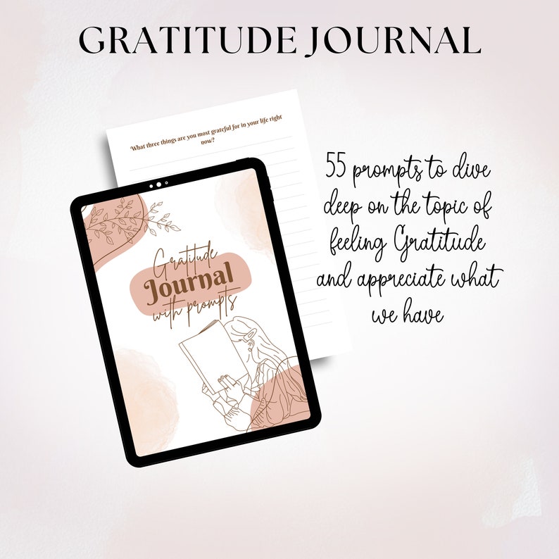 Prompts Bundle Printable, Gratitude Journal With Prompts Digital ...