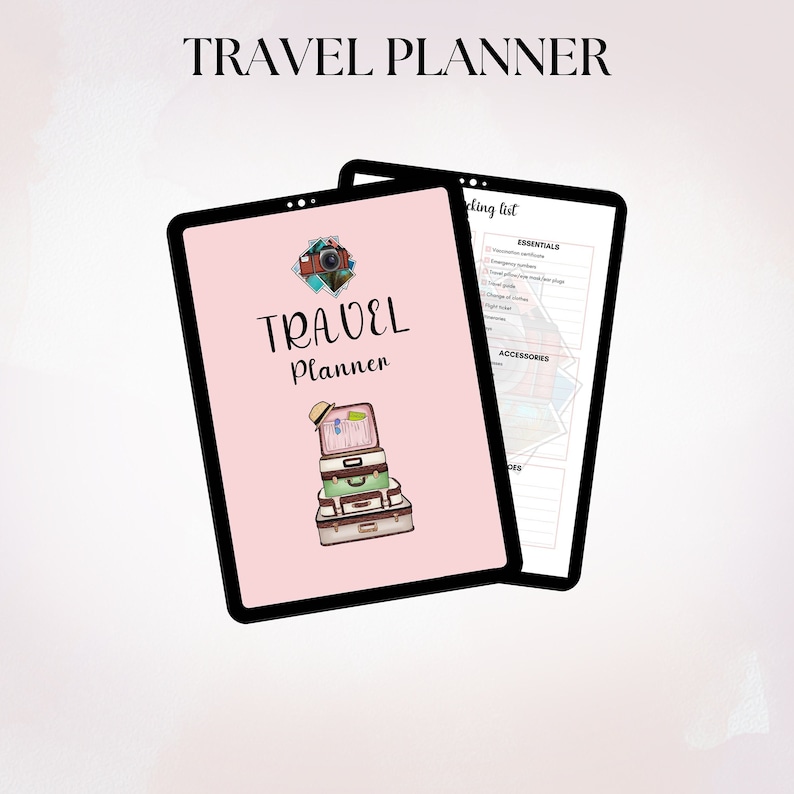 Printable Travel Planner Bundle, Vacation Itinerary Checklist, Holiday ...