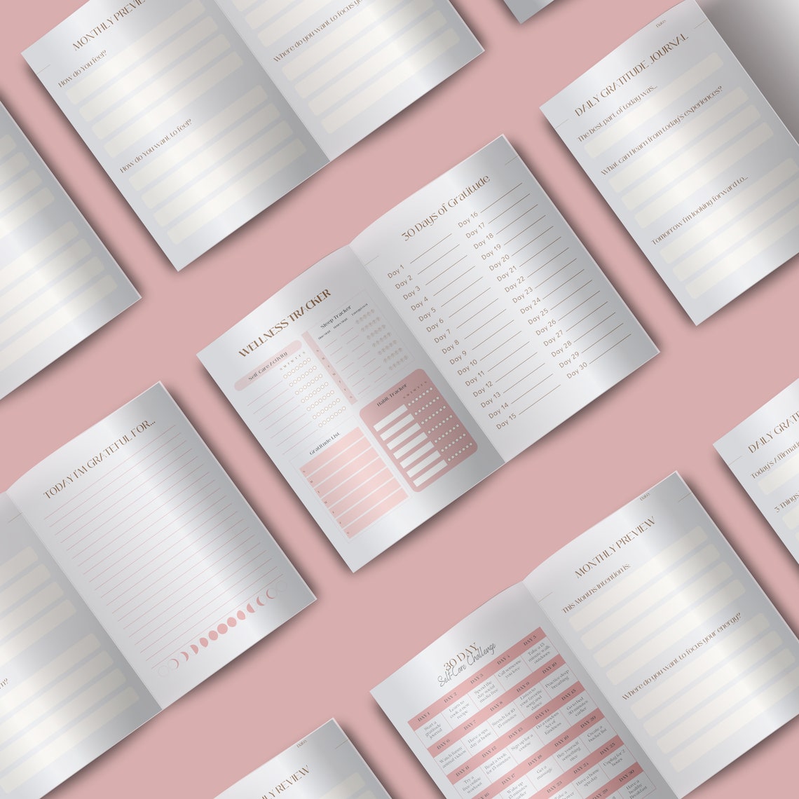 Printable Gratitude Journal Digital 5 Minute Journal Printable - Etsy