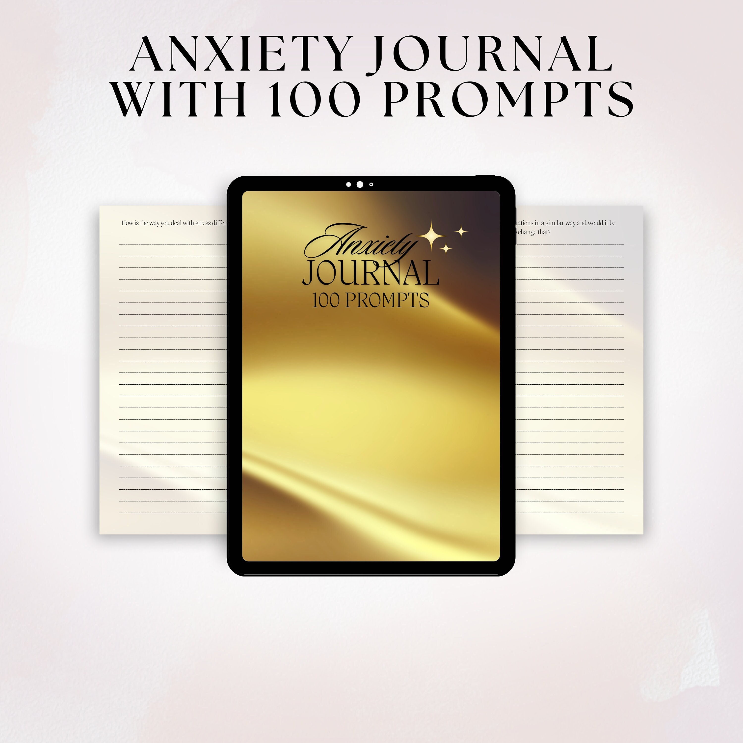 Anxiety Relief Prompts Journal Printable Mental Health Journaling ...