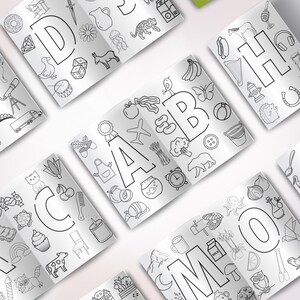 Printable Alphabet Coloring Pages, Kids ABC Coloring Pages, Letters ...