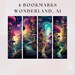 Printable Wonderland Bookmark Set Digital Download Fantasy Book Lover ...