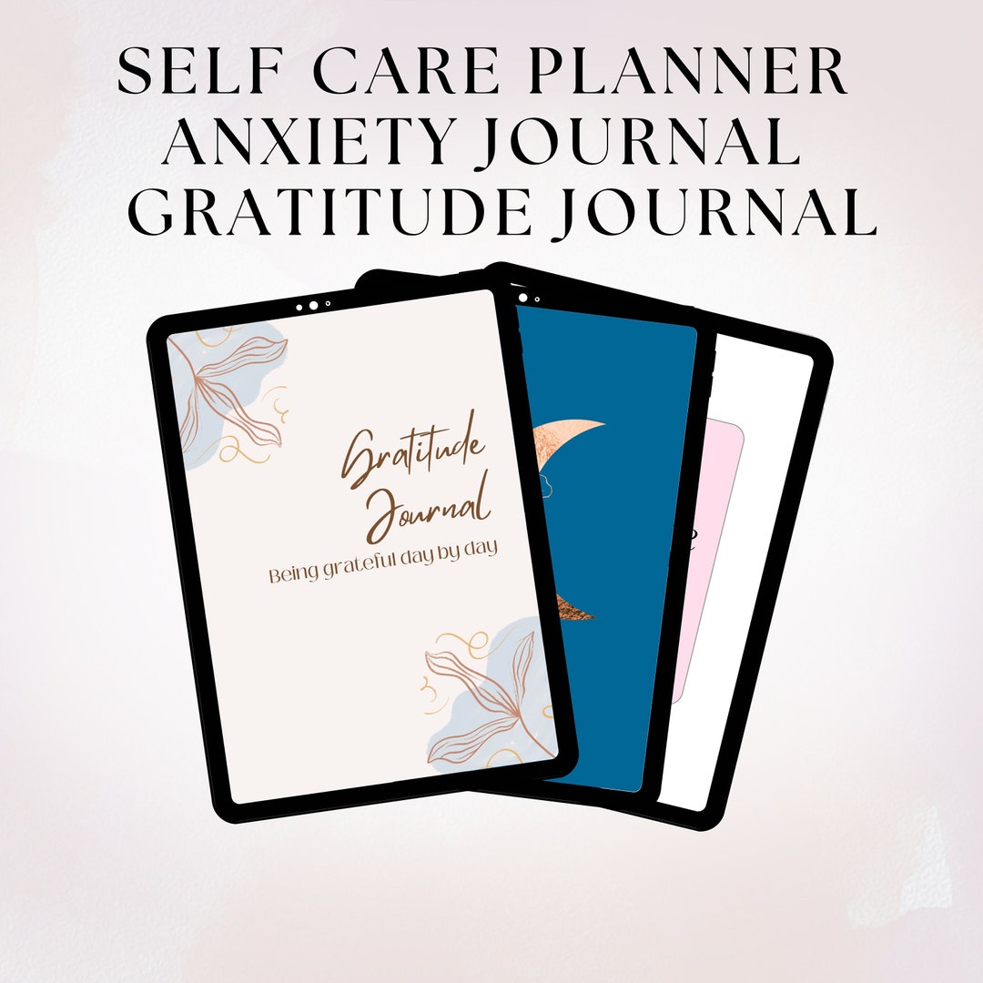 Self-care Printable Gift, Gratitude Journal, Anxiety Relief, Self Care ...