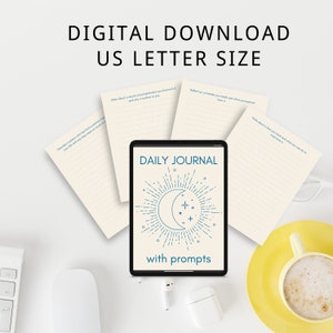 Daily Prompts Journal Printable Journaling Prompts Digital Daily ...