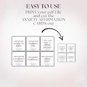 Anxiety Coping Cards Printable Mental Health Cards Printable Anxiety ...