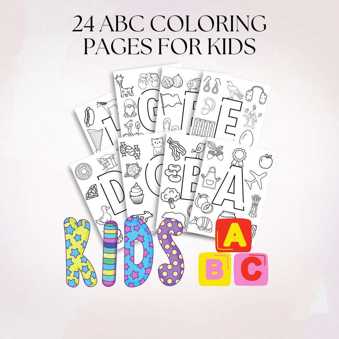 Printable Alphabet Coloring Pages, Kids ABC Coloring Pages, Letters ...