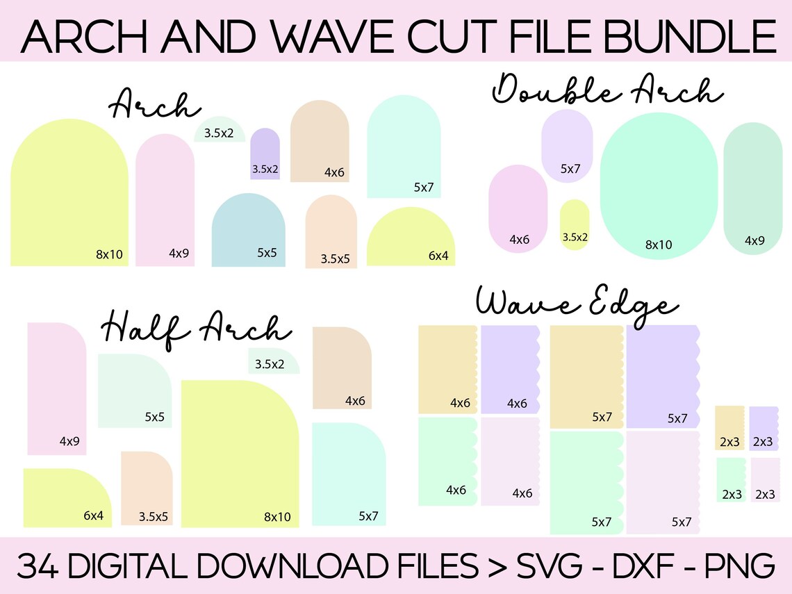 Arch SVG Arch Cut File Arch Invitation Cut File Arch - Etsy Australia