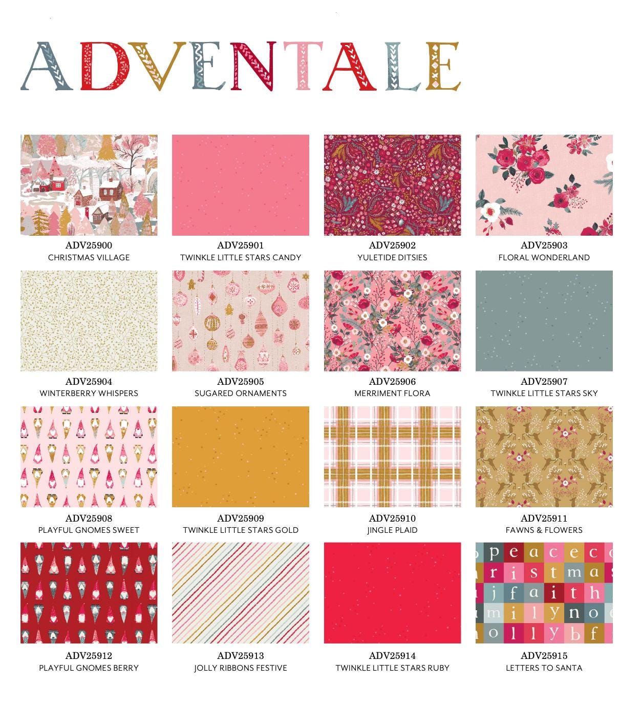 42 - 10" Squares / Layer Cake / Adventale / Katarina Roccella / Art ...