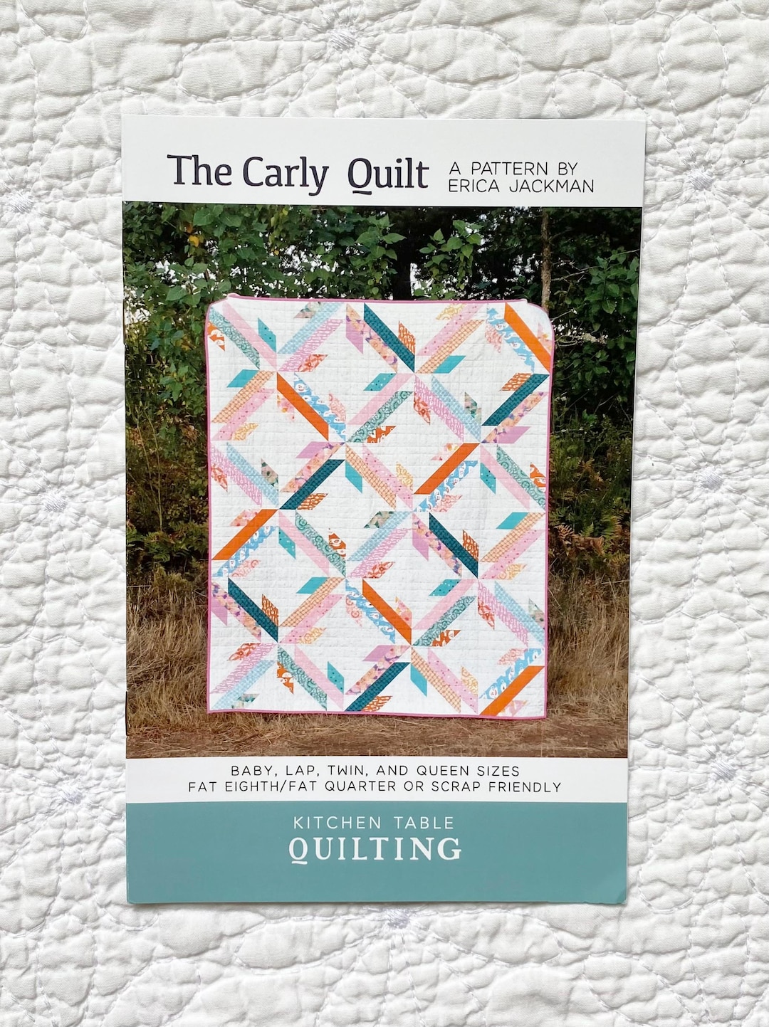 The Carly Quilt Pattern / Kitchen Table Quilting / Fat Quarter Quilt ...