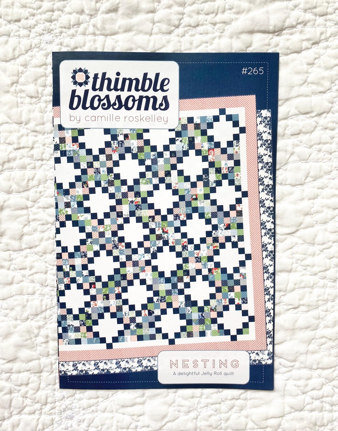 Nesting Quilt Pattern / Thimble Blossoms / Jelly Roll Quilt Pattern - Etsy