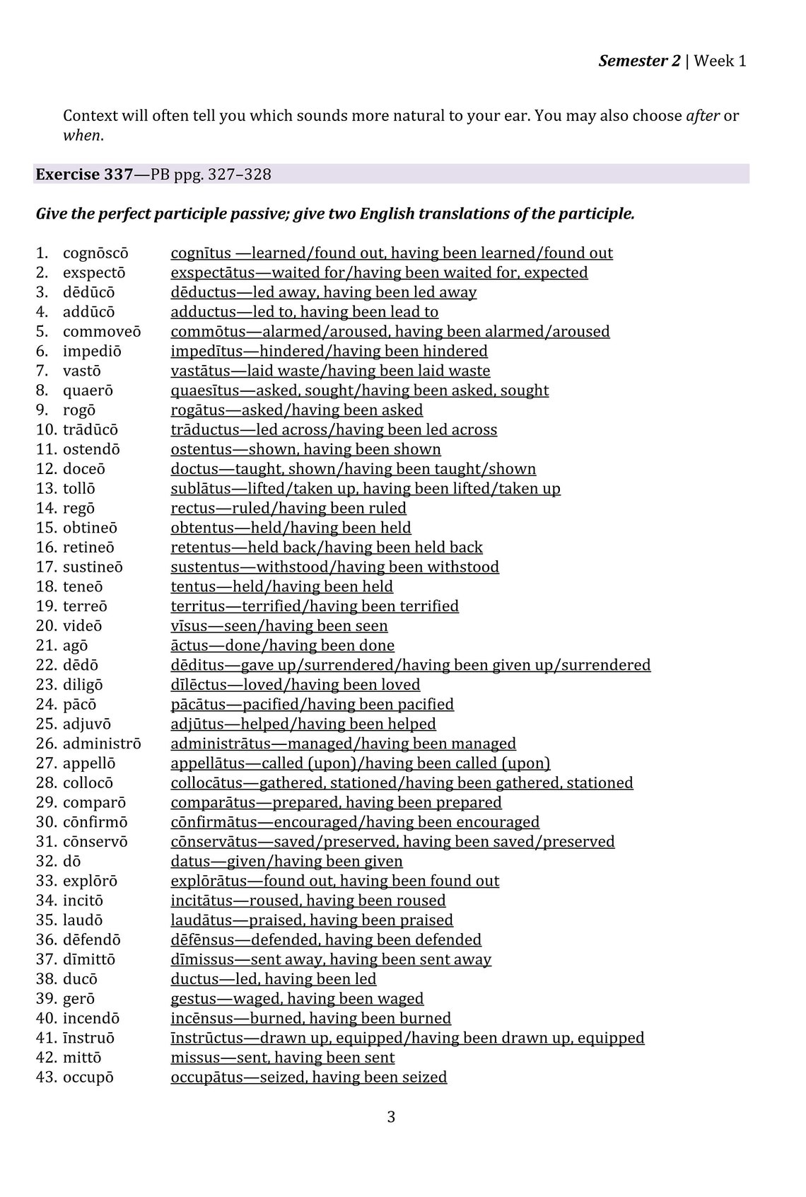 Second Semester UPDATED! PDF *digital File* Henle First Year Latin ...