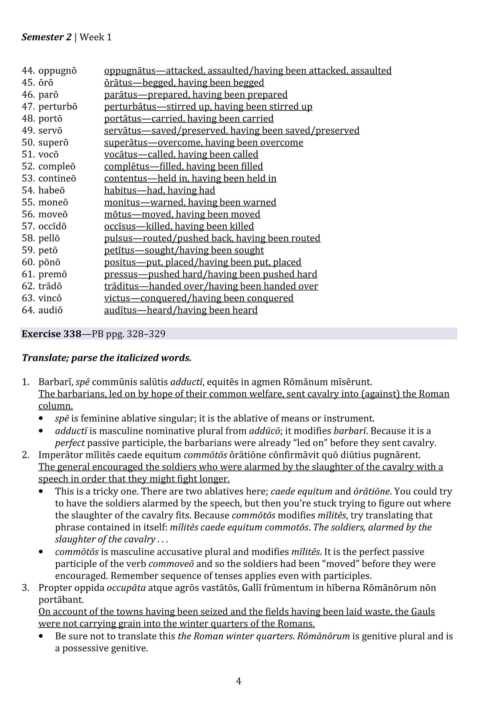 Second Semester UPDATED! PDF *digital File* Henle First Year Latin ...