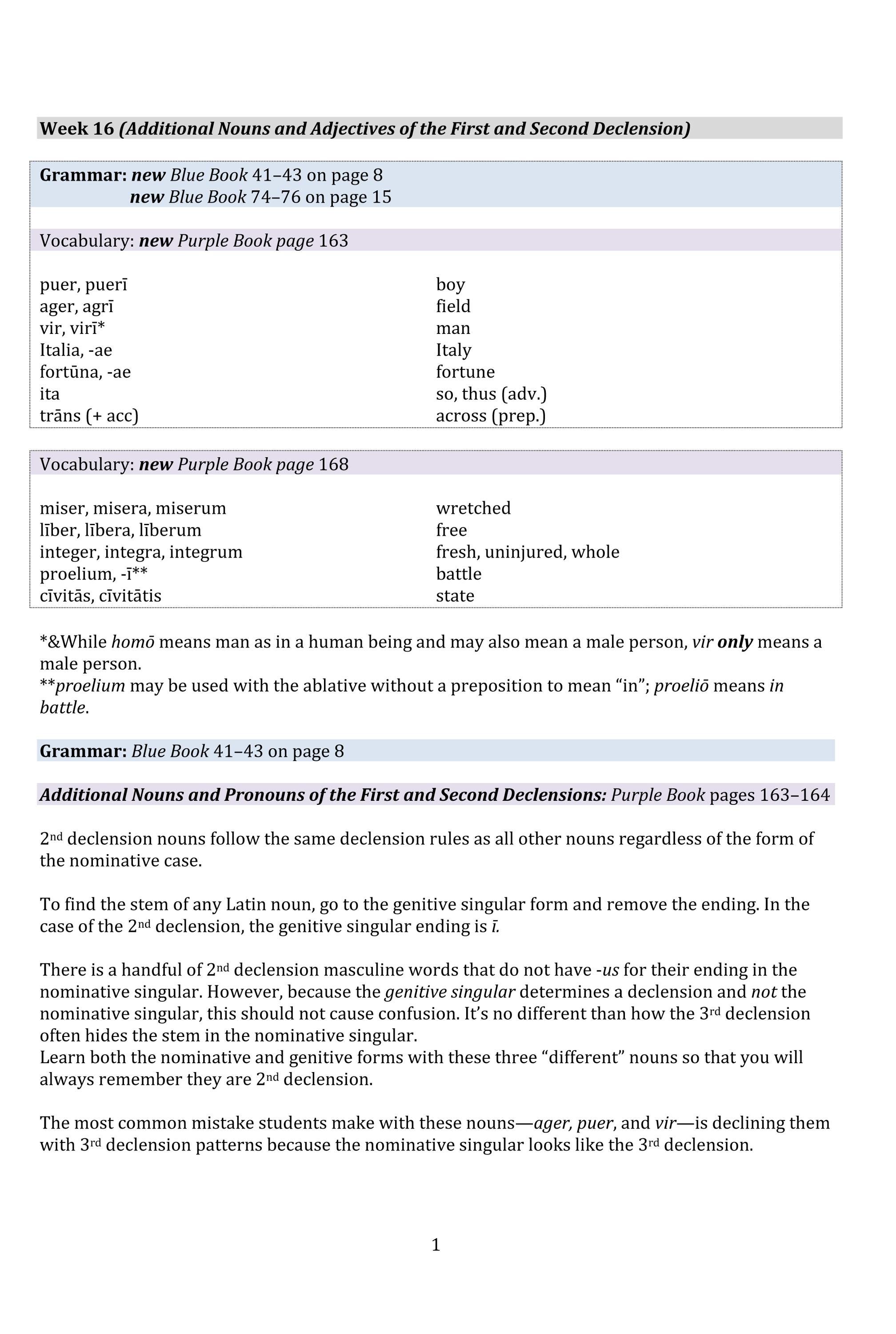 NEW---PDF Download Henle First Year Latin Answer Key (complete) Lessons ...