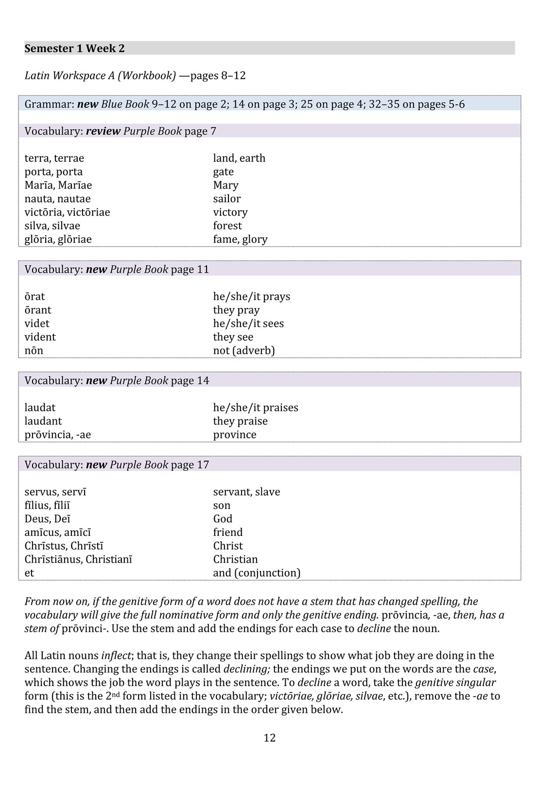 UPDATED PDF *digital File* Henle First Year Lessons 1-15 Teacher's ...