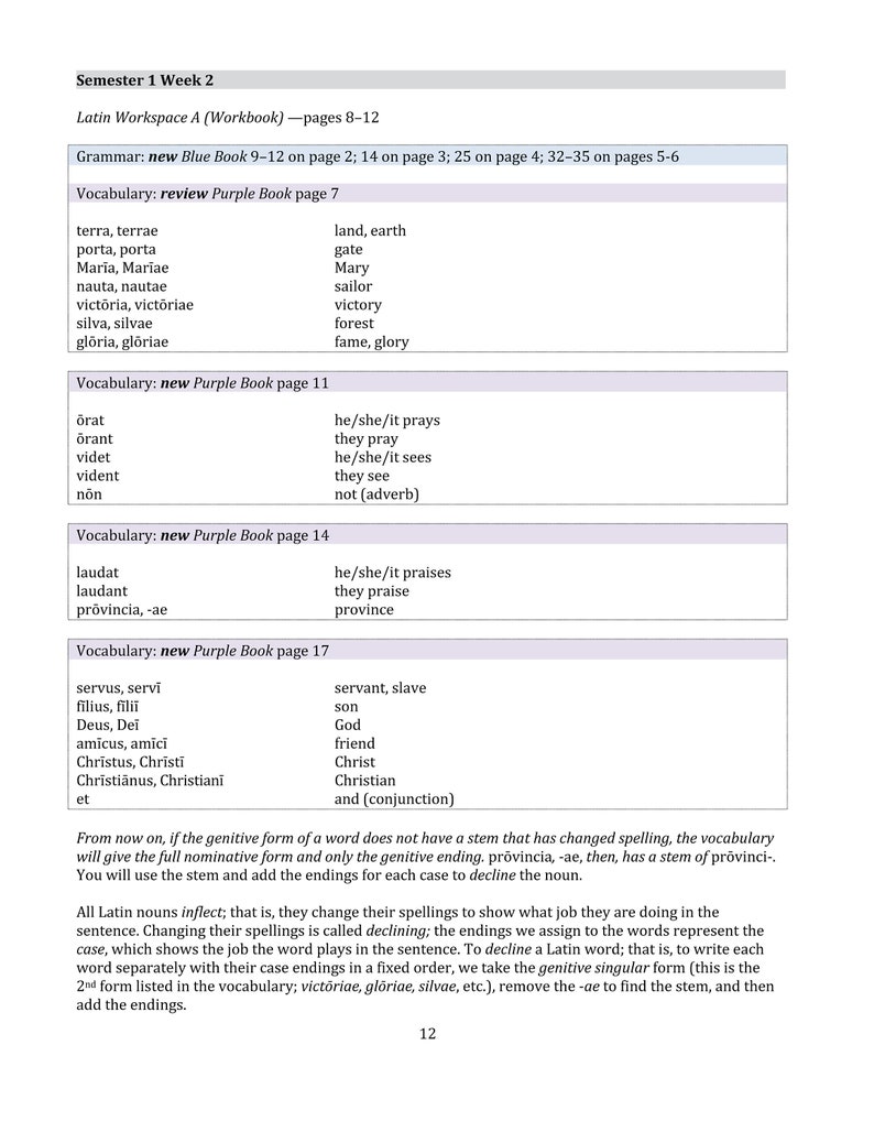 UPDATED PDF *digital File* Henle First Year Latin Teacher's Manual and ...