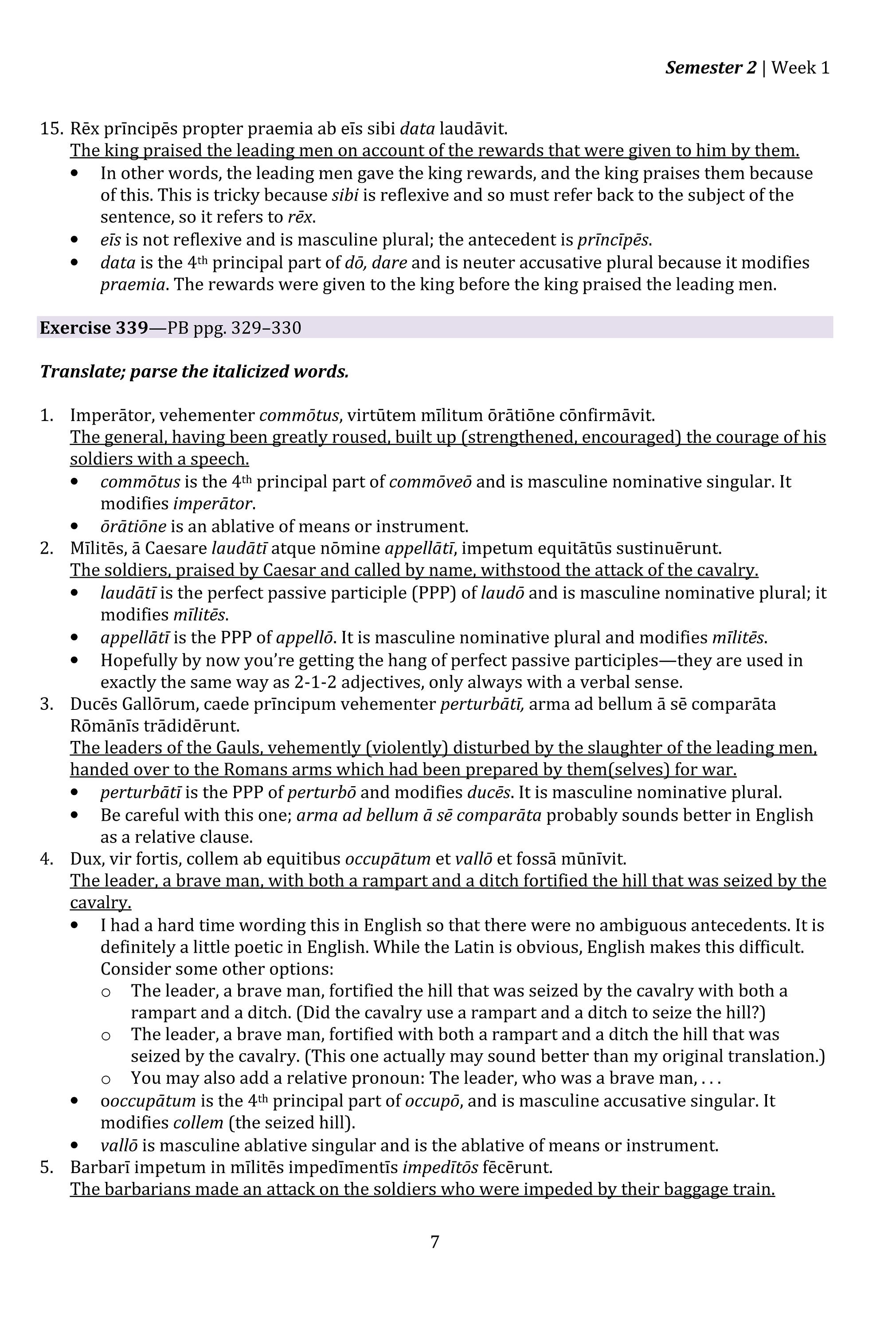 Second Semester UPDATED! PDF *digital File* Henle First Year Latin ...