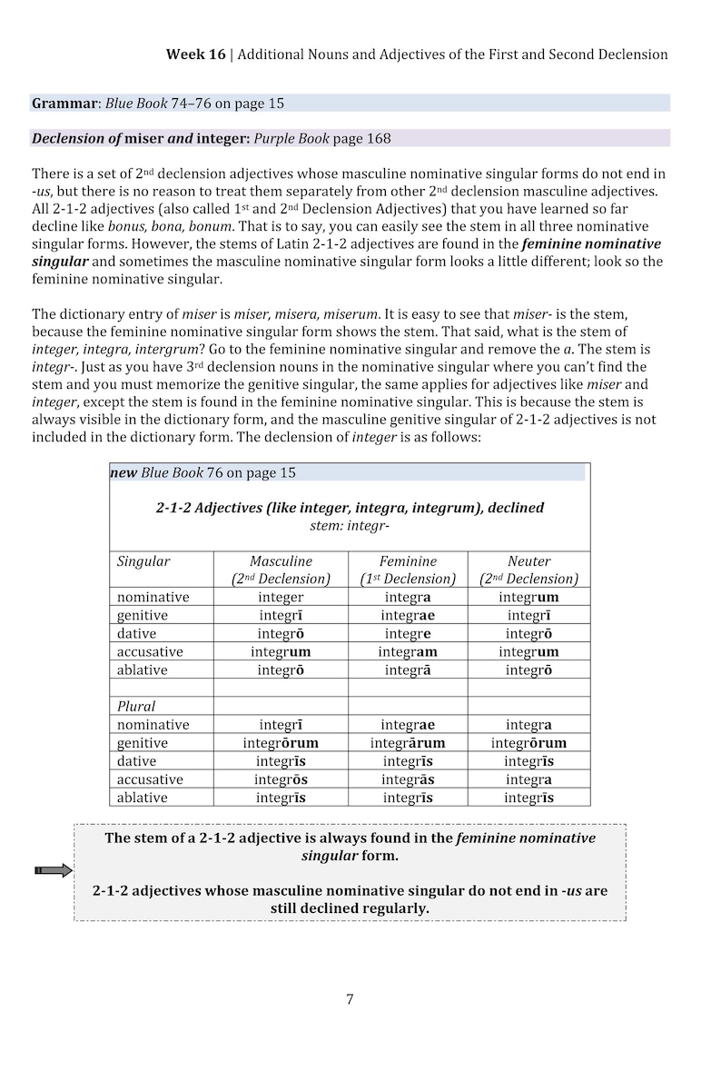 NEW---PDF Download Henle First Year Latin Answer Key (complete) Lessons ...